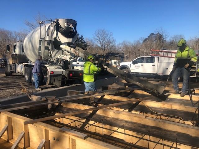 VDOT Bridge Pour - CW Barger